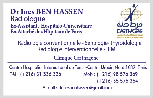 BEN HASSEN Ines Radiologue Tunis